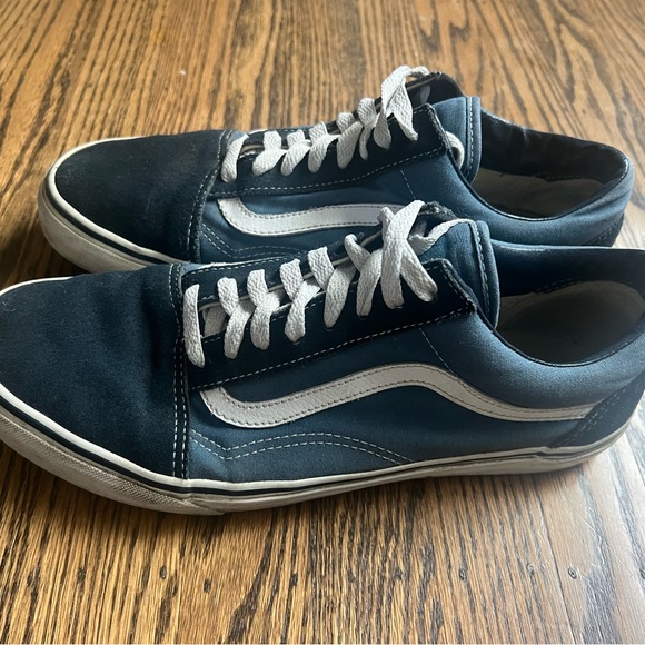 Vans | Shoes | Old School Blue Vans Us1 | Poshmark